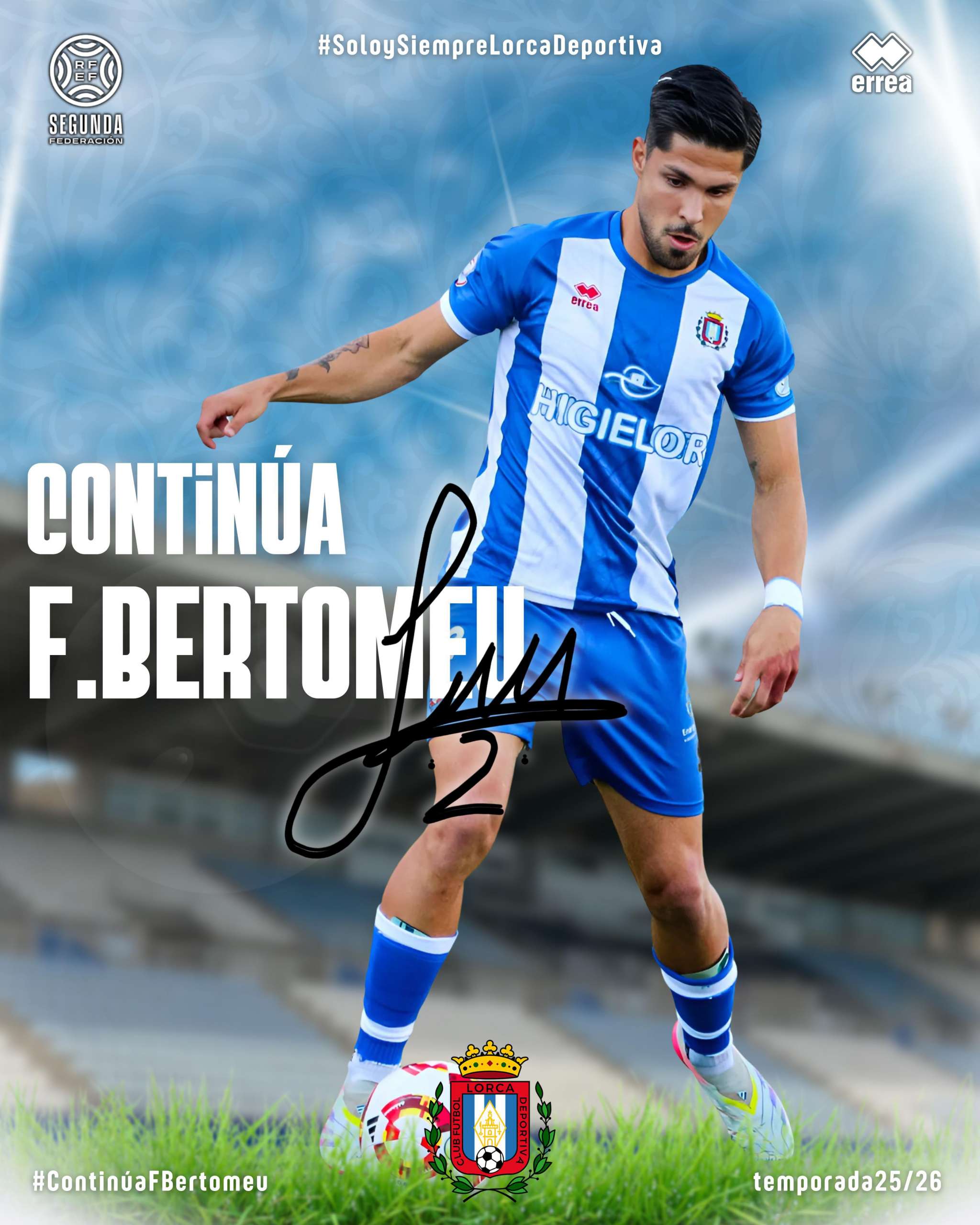 Fran Bertomeu renueva con el Lorca Deportiva por una temporada más ...
